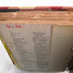 VTG Better Homes & Garden New Cookbook 1968 5-ring Binder Tabs Red ...