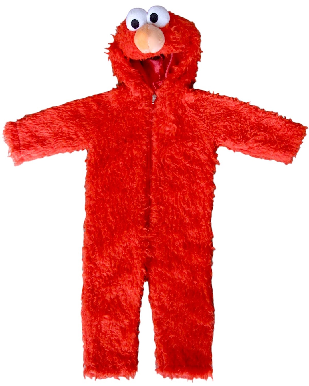 Elmo Plush Red Costume With Attached Headpiece Toddler Sizes Sesame ...