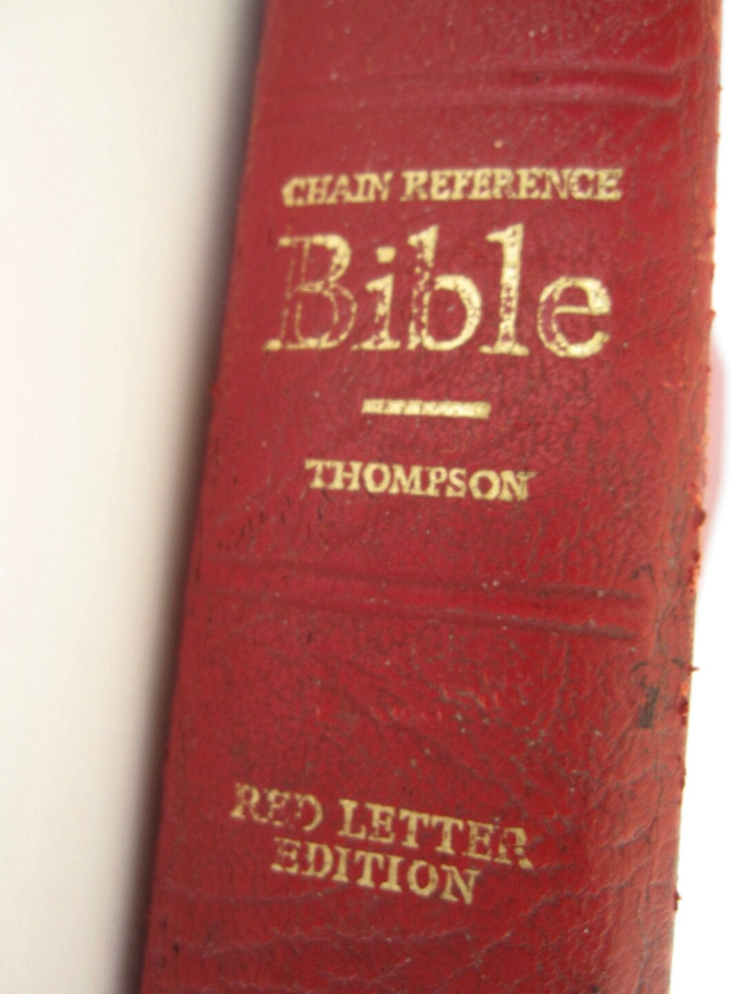 Thompson New Chain-reference Bible 4th Improved Edition KJV 1964 Red ...