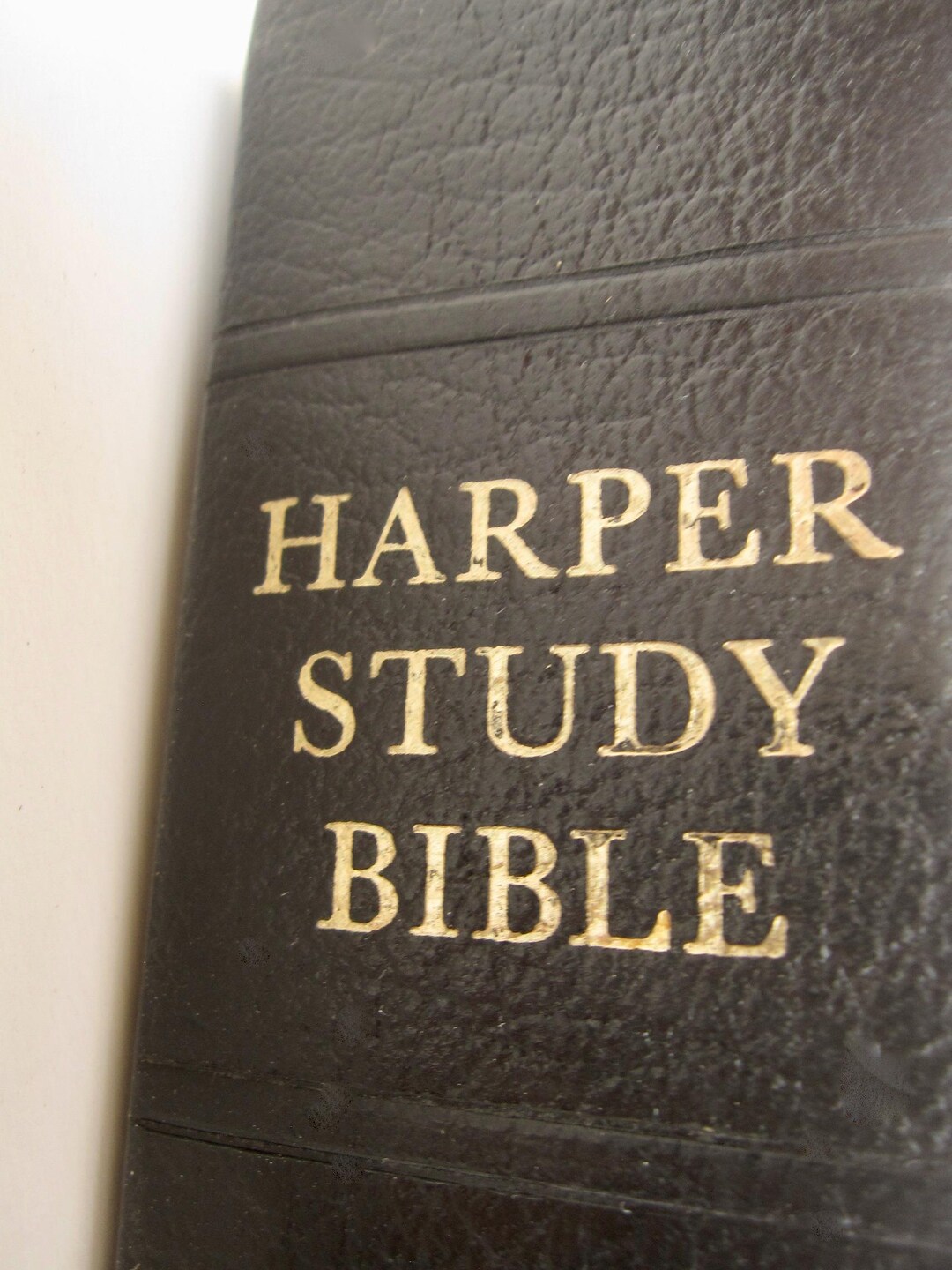 Vintage 1976 Harper Study Bible Revised Standard Harold Lindsell Black ...