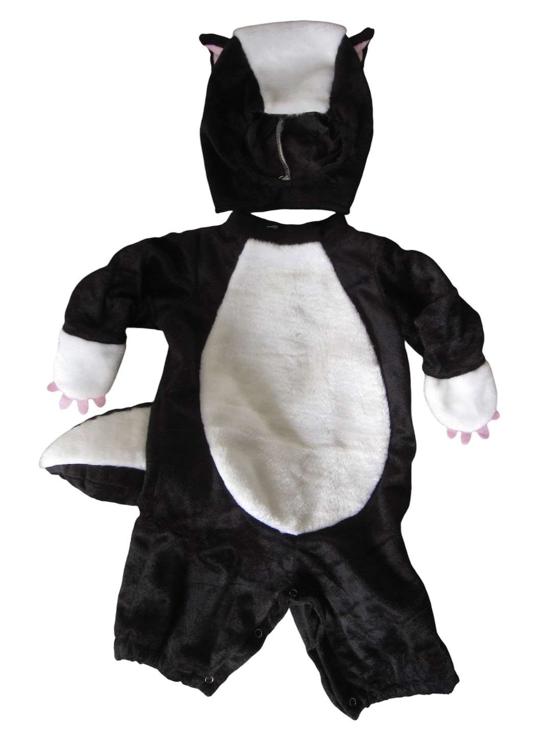 Childs Skunk Costume Black & White Baby 6-12 Mos Brandi Collection ...