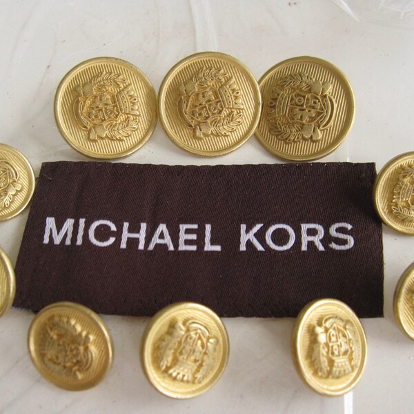 Gold Blazer Buttons - Etsy