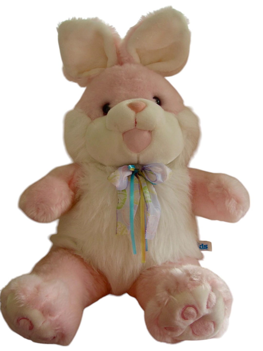 Vintage Y2K Pink Plush Bunny Rabbit Jumbo 30" Kids of America Soft Toy ...
