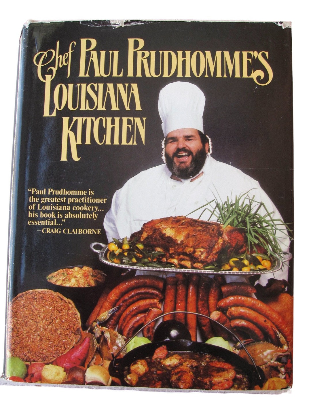 Celebrity Chef Paul Prudhomme Signed Louisiana Kitchen 1984 Cookbook HC ...
