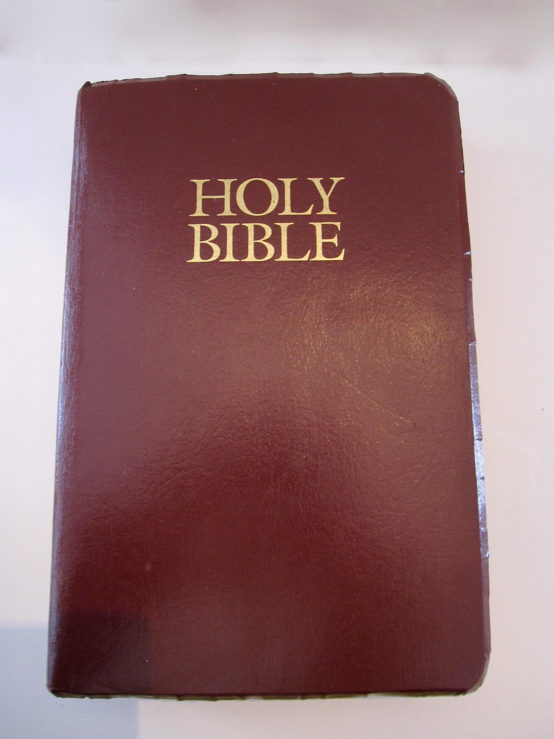 Holy Bible Original NIV 1984 Version W Footnotes Zondervan Maroon Flex ...