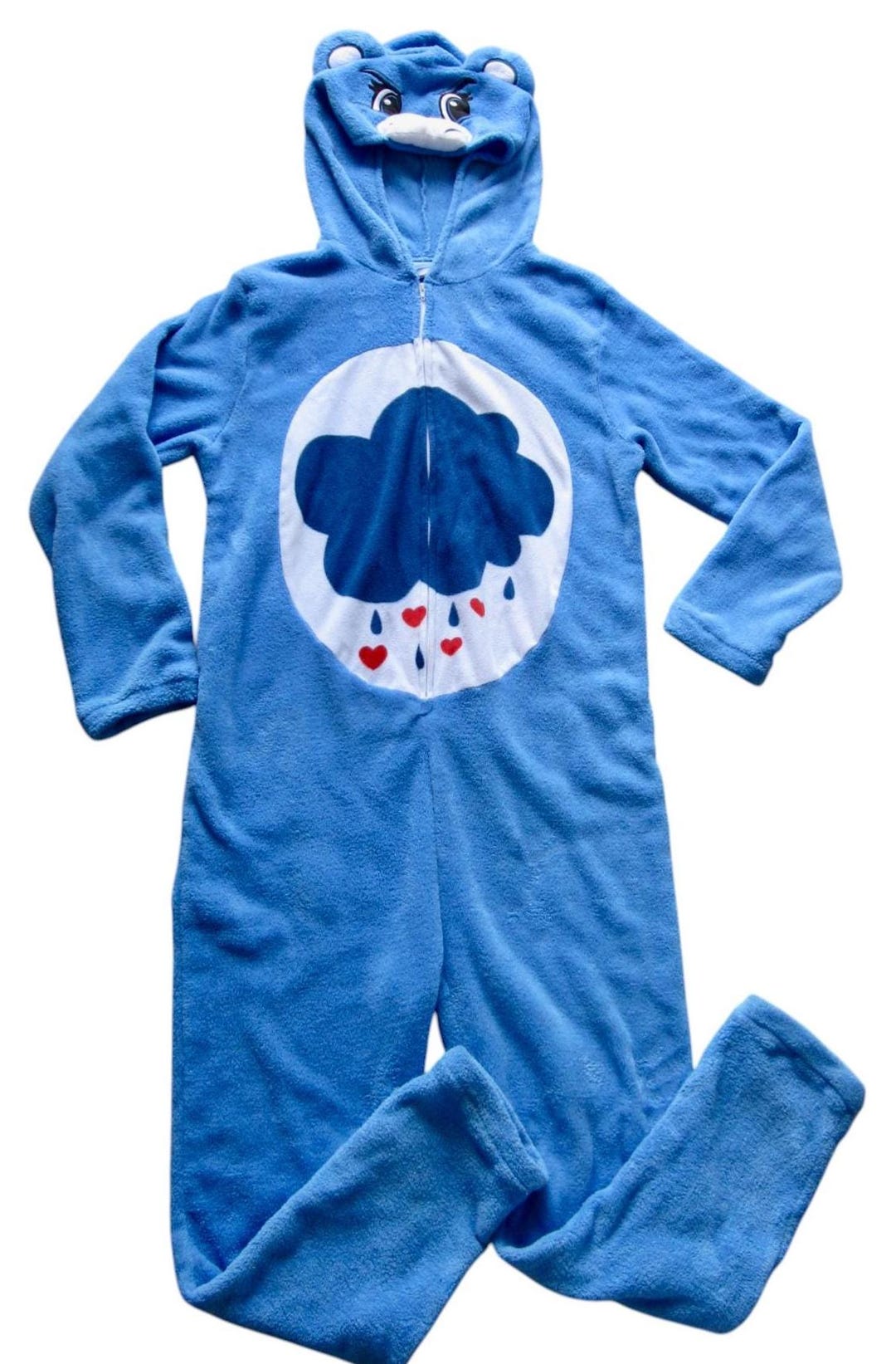 Care Bears Grumpy Costume Adult Size M Blue Rain Storm Cloud Cosplay ...