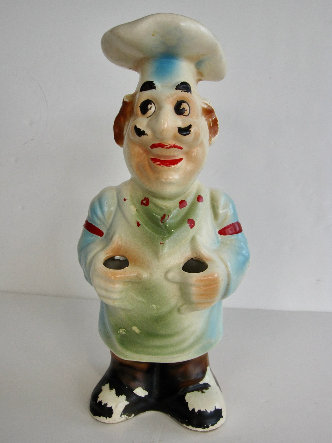 Vintage 1940s Friends Show Ceramic Chef Kitchen Utensil Holder ...