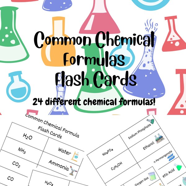 Chemical Formula - Etsy