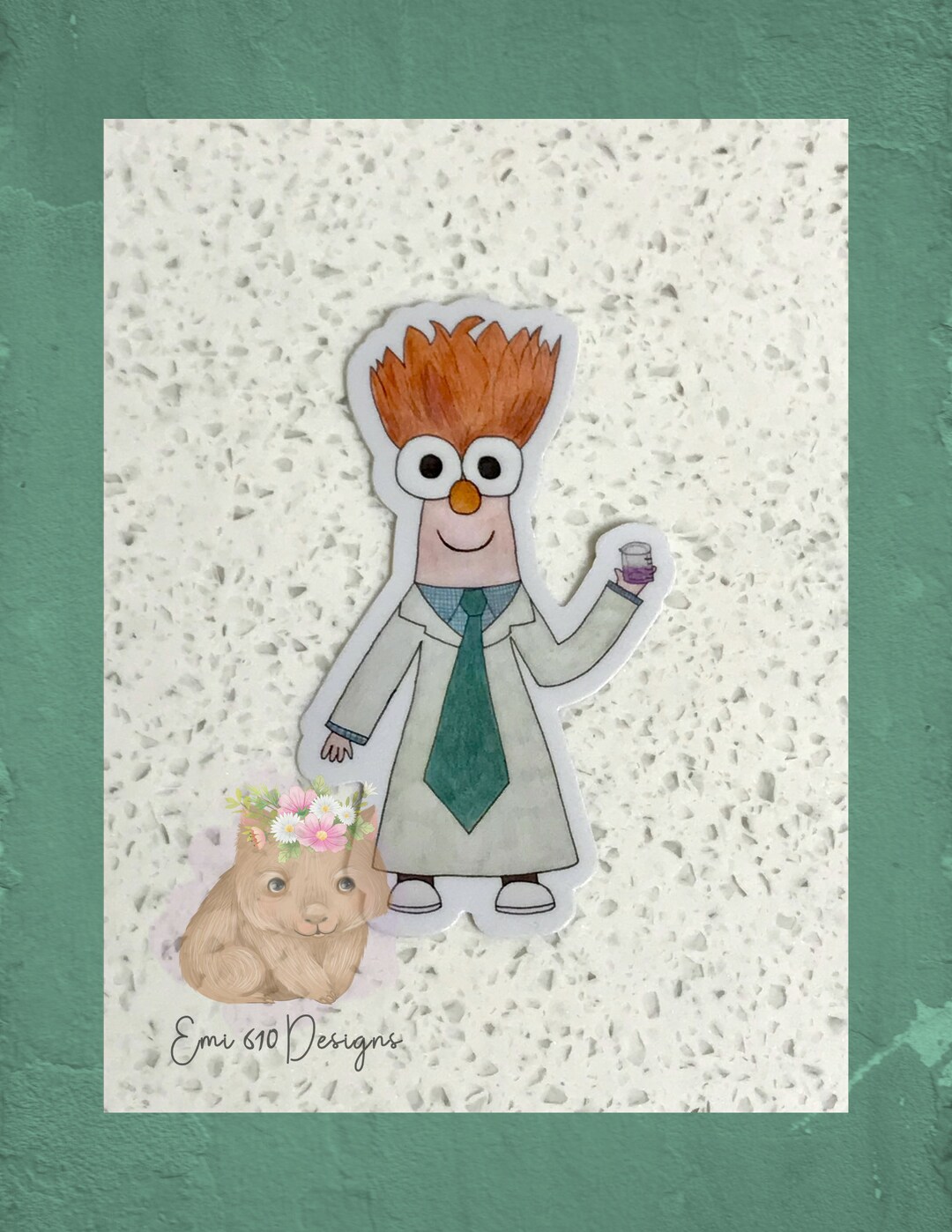 Beaker Sticker Muppet Babies - Etsy
