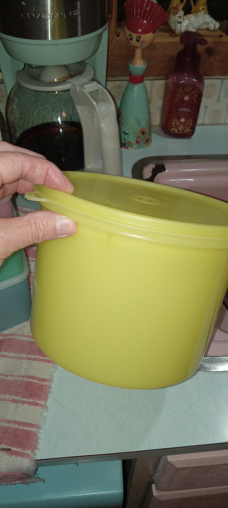 1950s Vintage Tupperware Pastels ! Big Lot, Cereal Bowls, Square ...