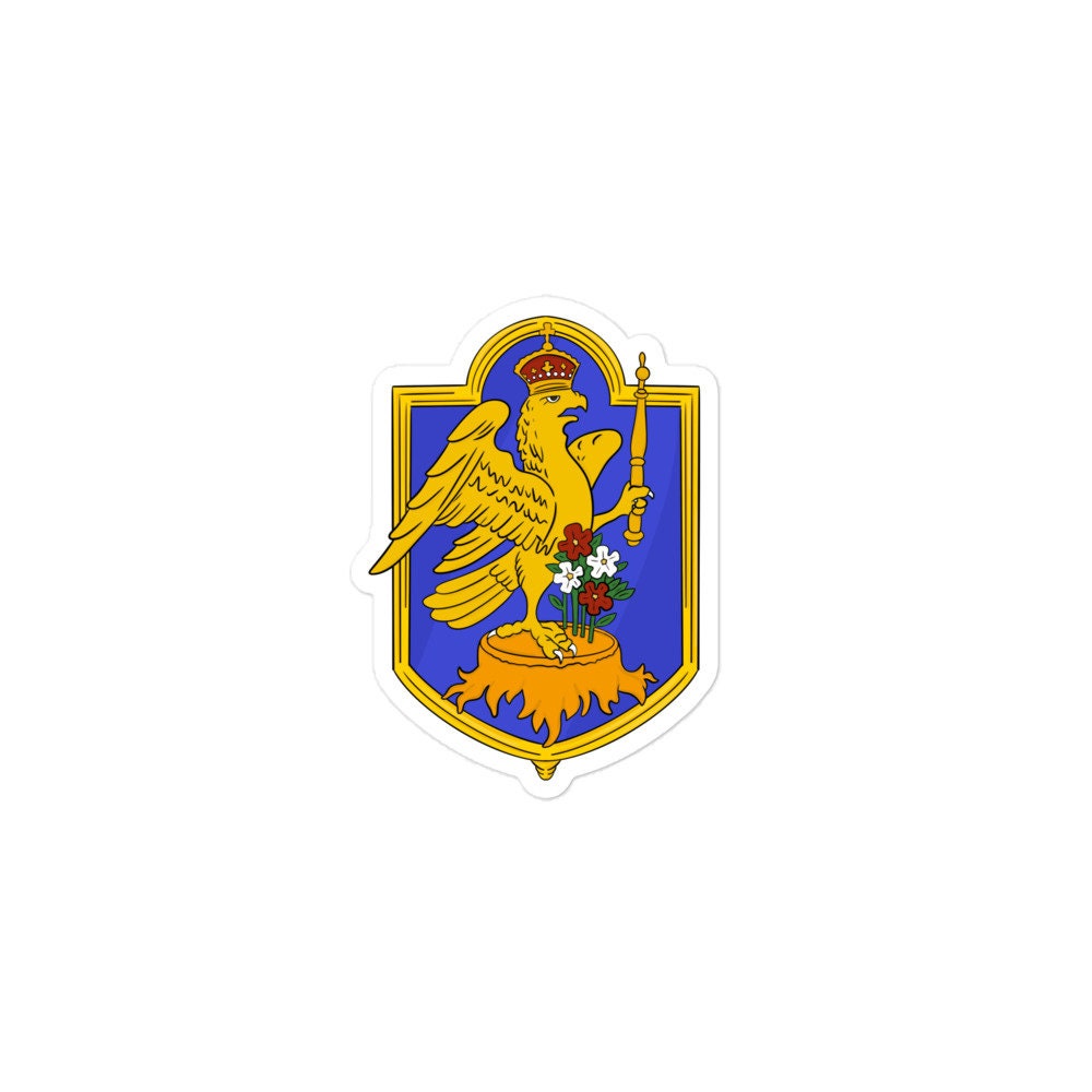 Heraldic Badge Anne Boleyn Sticker, Indoor Vinyl Tudor Heraldry Sticker ...