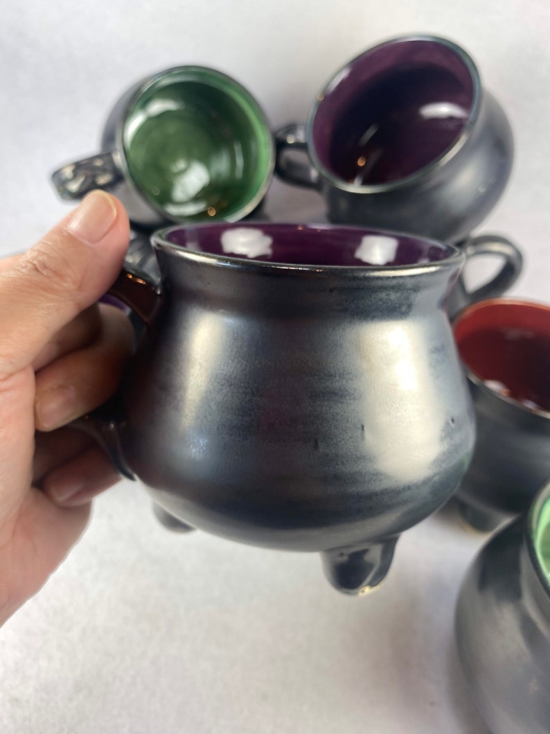 Large Cauldron Mug With Legs - Etsy