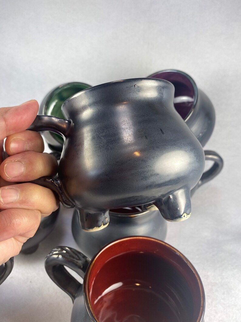 Large Cauldron Mug With Legs - Etsy