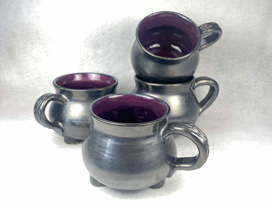 Large Cauldron Mug With Legs - Etsy