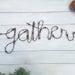 Barbed Wire Gather Sign Rustic Wall Sign Gather Sign Wall Arrow Rustic ...