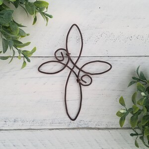 Rustic Cross Barbed Wire Cross Rustic Wall Decor Farmhouse Primitive ...