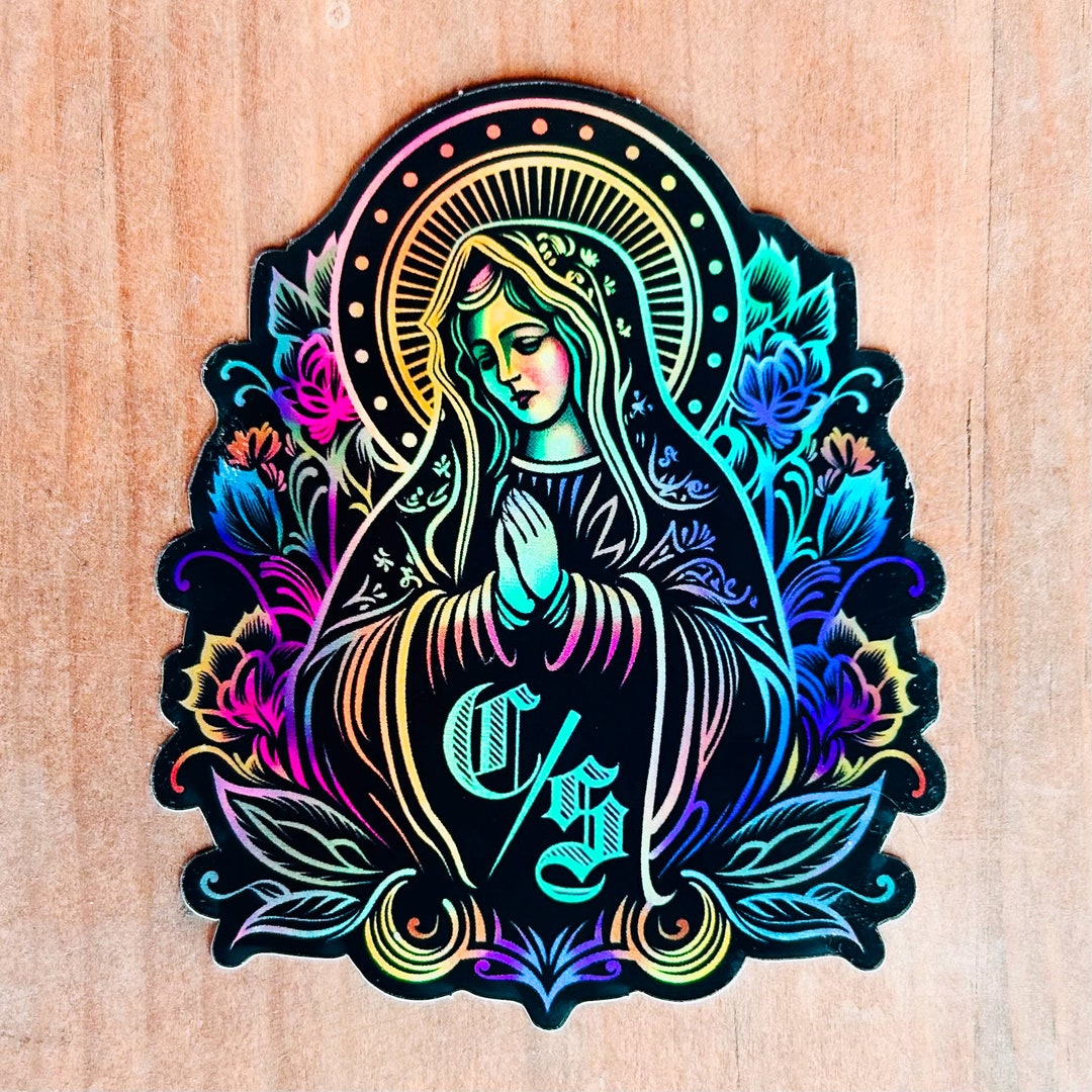 Guadalupe Con Safos Sticker - Etsy
