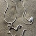 Solid Silver Twig Heart Necklace bramble - Etsy UK