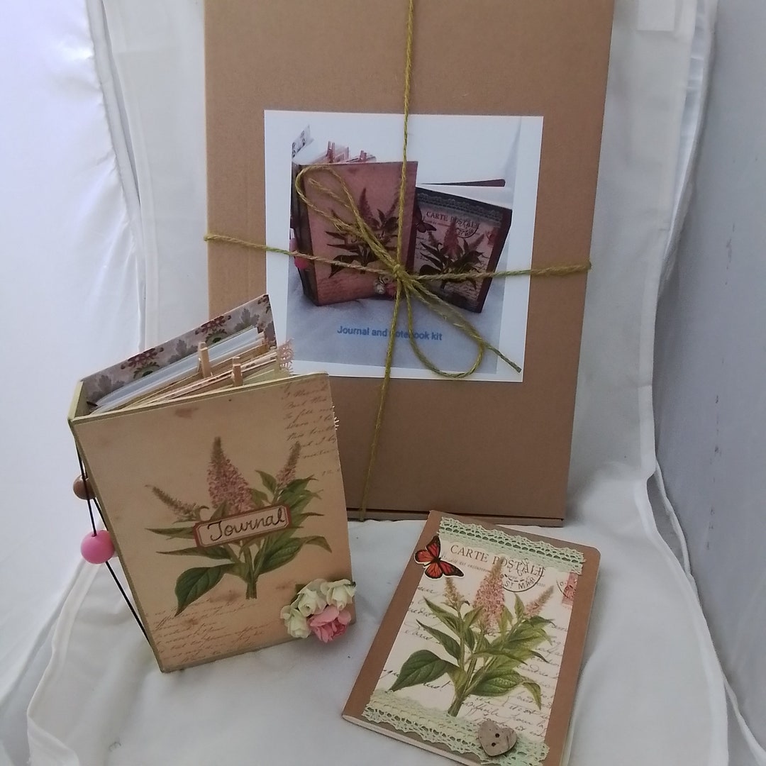 Journal Kit Vintage Inspired Notebook Kit Journaling - Etsy UK
