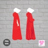 Handmaid Clipart Black White Original Designs SVG PNG JPG Pdf Under His ...