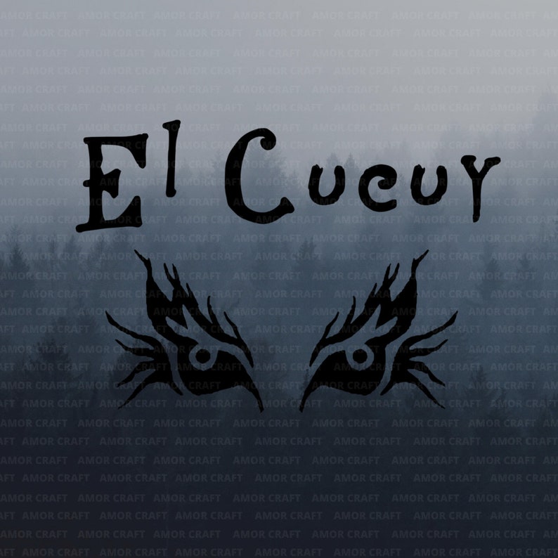 EL CUCUY Mexican Legend Mexican Boogeyman Svg Png Formats | Etsy