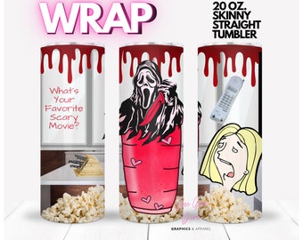 Scream Movie Tumbler Wrap - Etsy