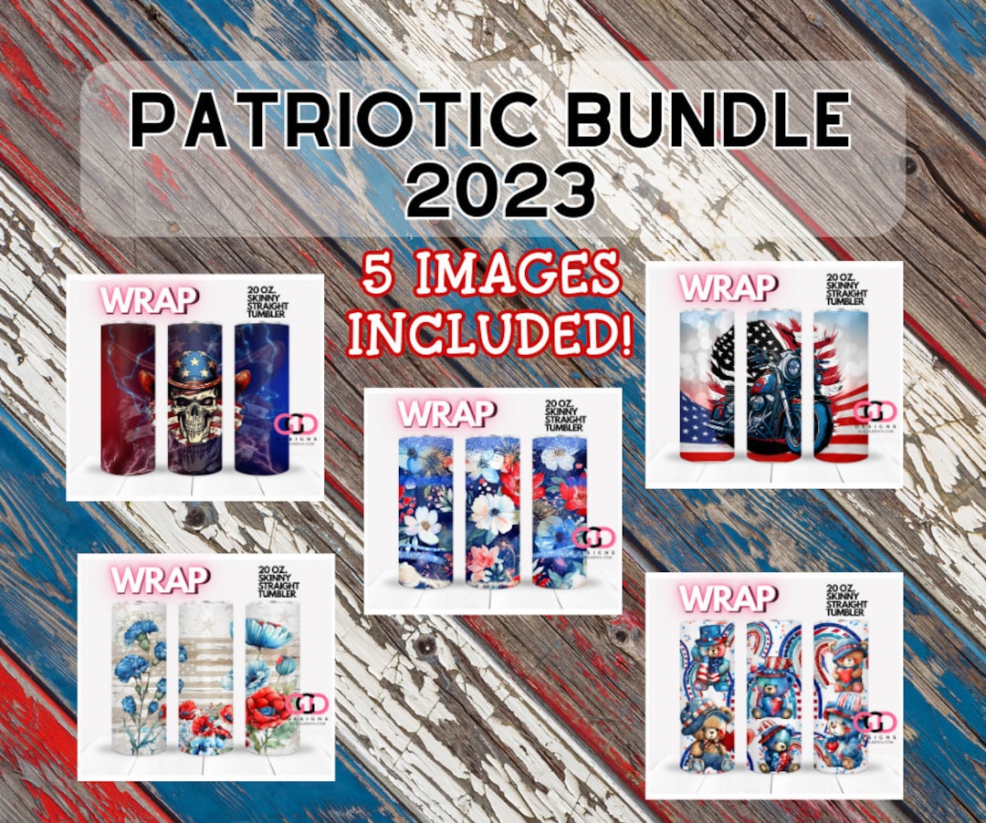 PATRIOTIC Wraps, Flowers, Bikes, Bears, Fireworks, Fourth of July ...