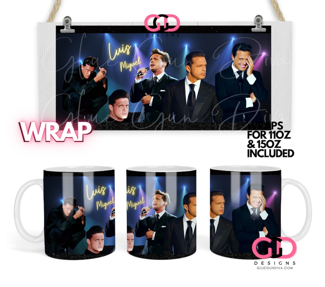 Luis Miguel, Mexican Music Artist, Leyenda Mexicana Sublimation Image ...