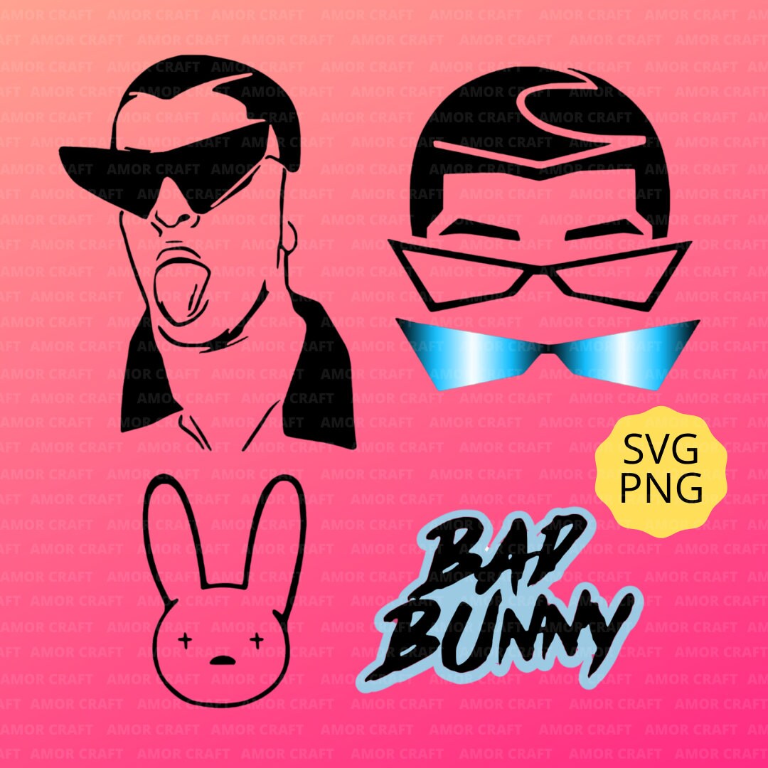 BAD BUNNY Puerto Rican Rapper Latin Trap and Reggaeton Cutting File ...