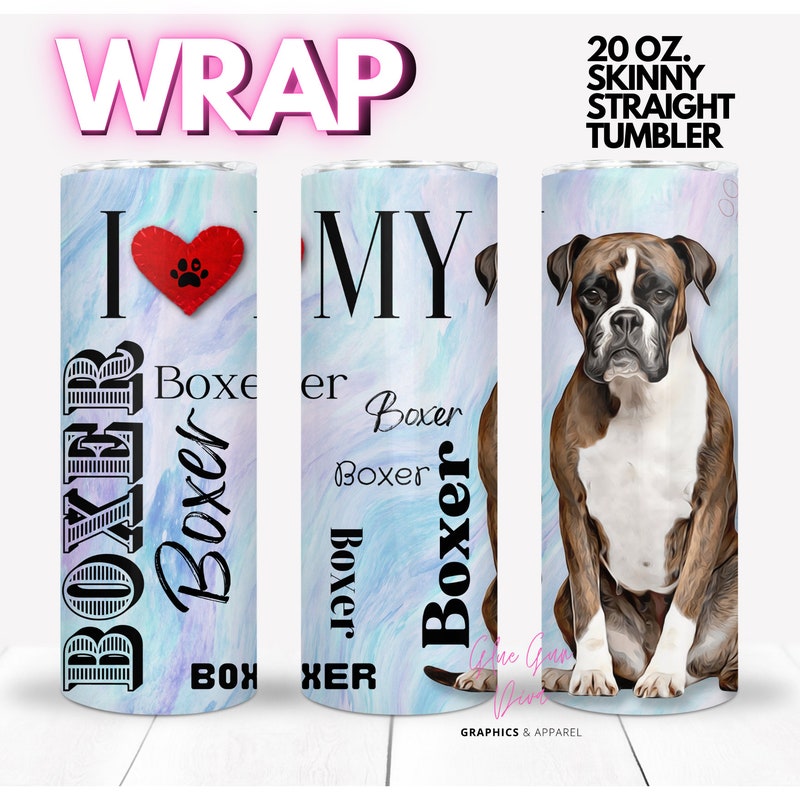 I Love My Boxer - Etsy