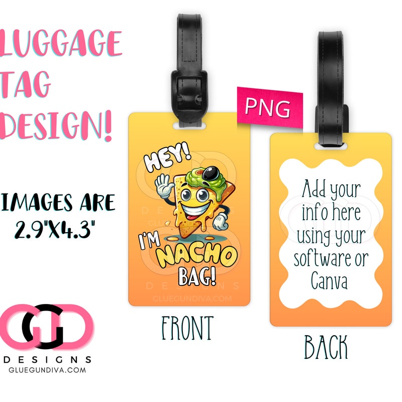 Funny Luggage Tags - Etsy
