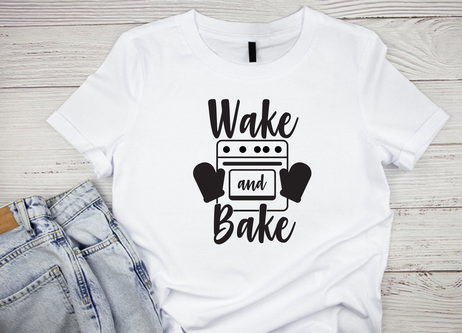 Wake And Bake Svg Etsy