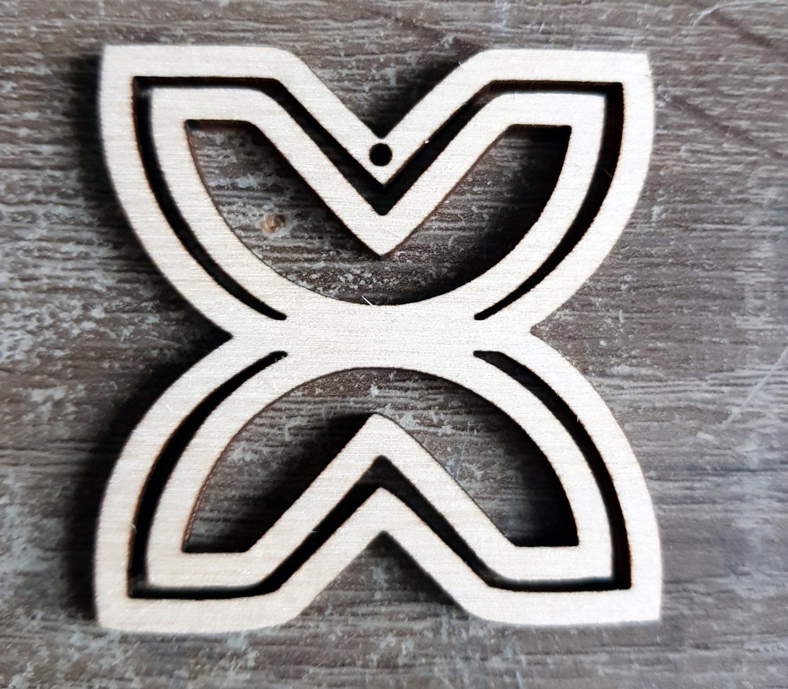 10 Unfinished Wooden Adinkra Symbols Fawohosie Shapes for Jewelry ...