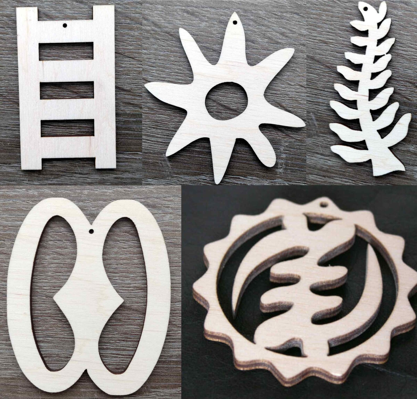 10 X Plain Birch Wooden Adinkra Symbols Nyame Ye Ohene Shapes - Etsy