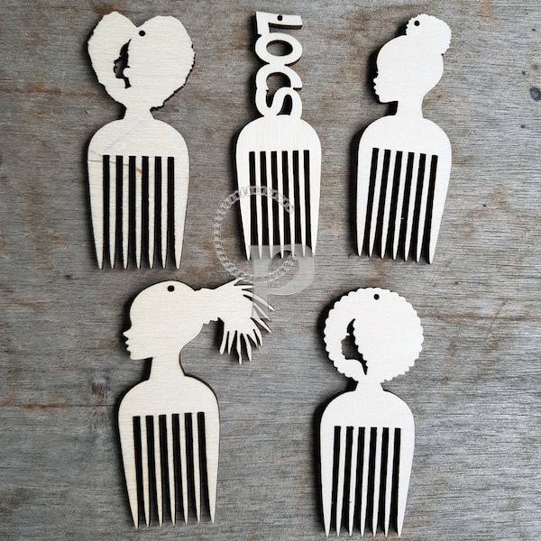 Afro Pick Art - Etsy