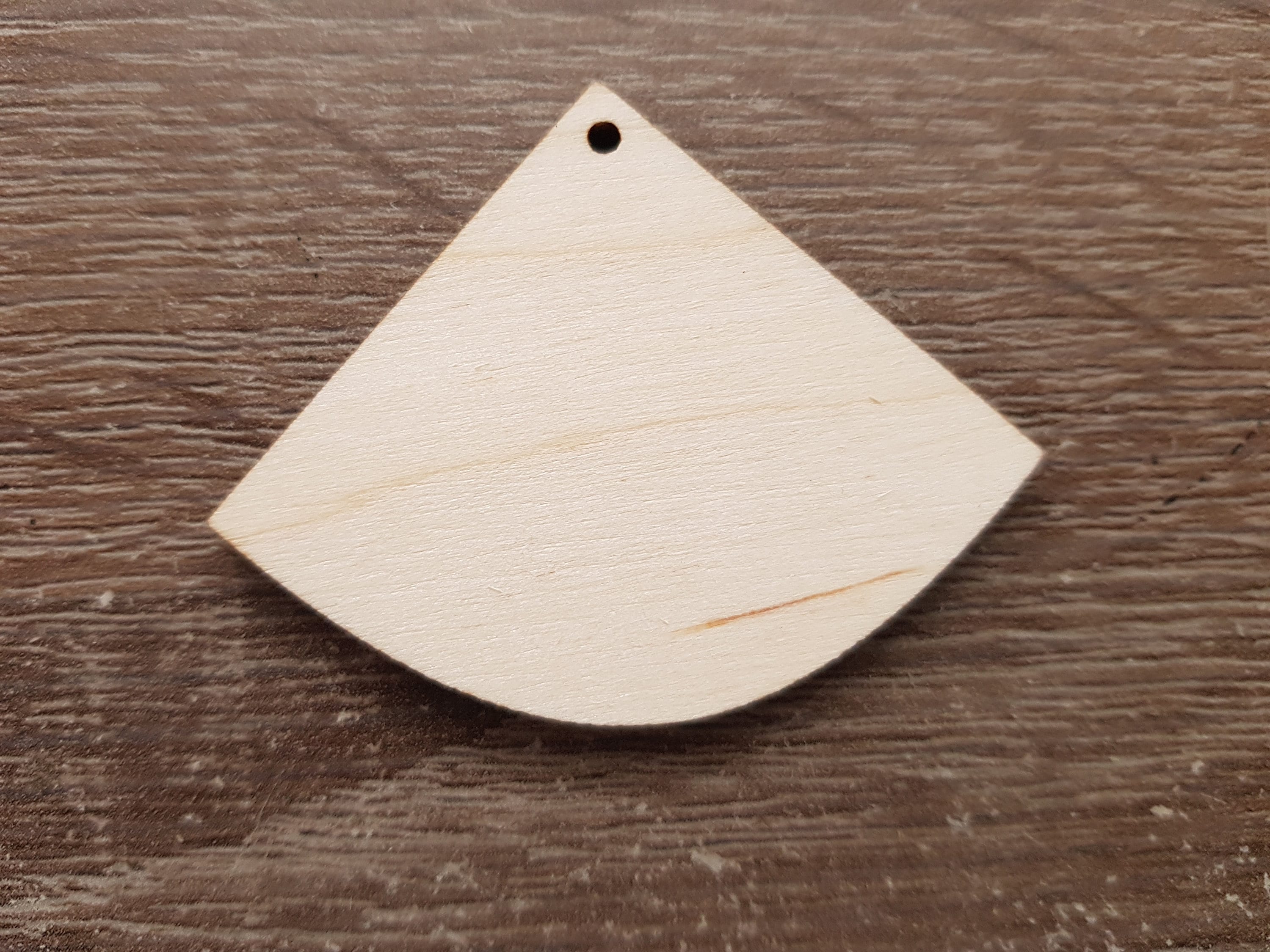 10 x plain birch wooden shapes for jewelry earrings making | Etsy