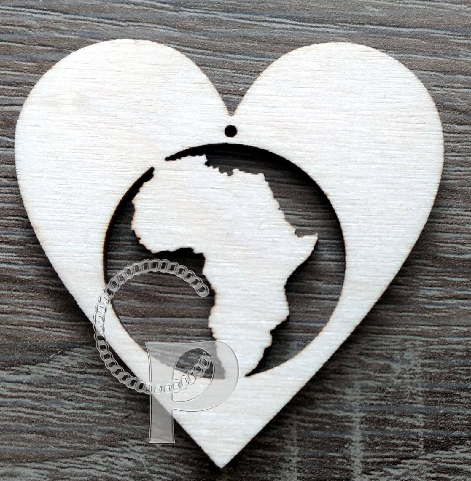 10 X Plain Birch Wooden Heart Africa Shapes for Jewelry Earrings Making ...