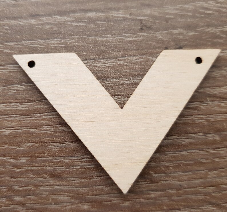 10 X Plain Birch Wooden Shapes for Jewelry Earrings Making - Etsy