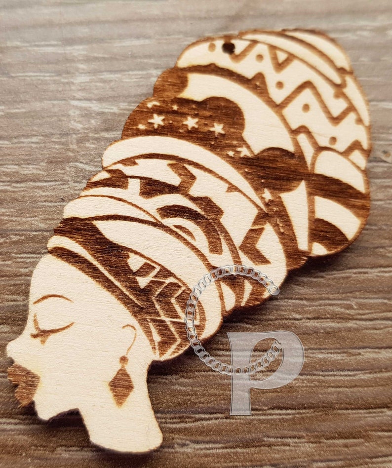 10 Plain Wooden Shapes African Queen Head Wrap Shapes Jewelry - Etsy
