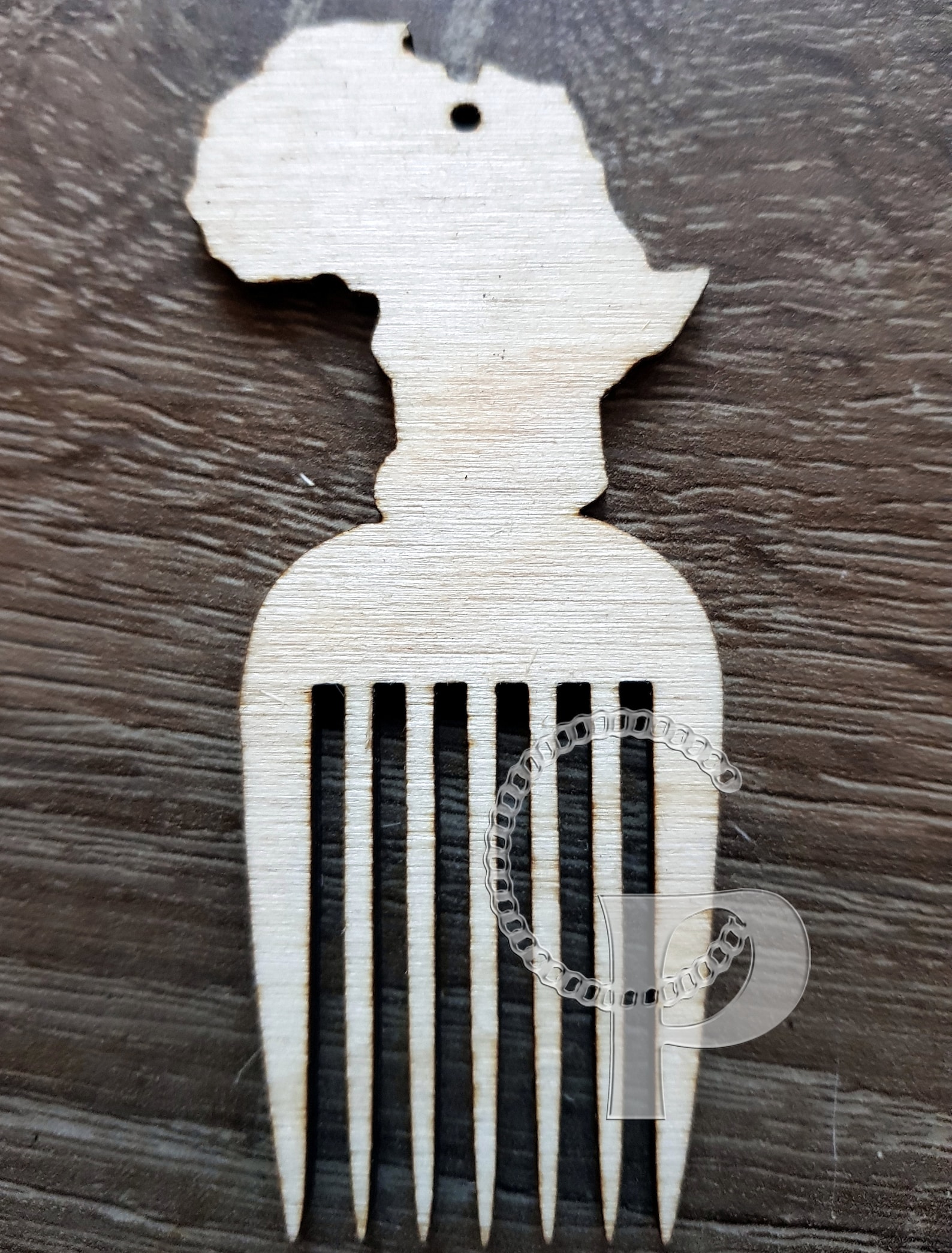 10 Plain Wooden Afro Pick Natural Hair Girl Shapes Jewelry Earrings ...