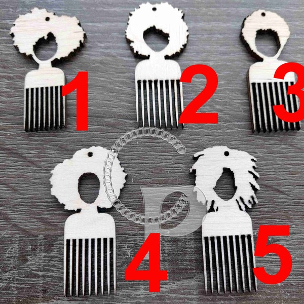 Afro Pick Art - Etsy