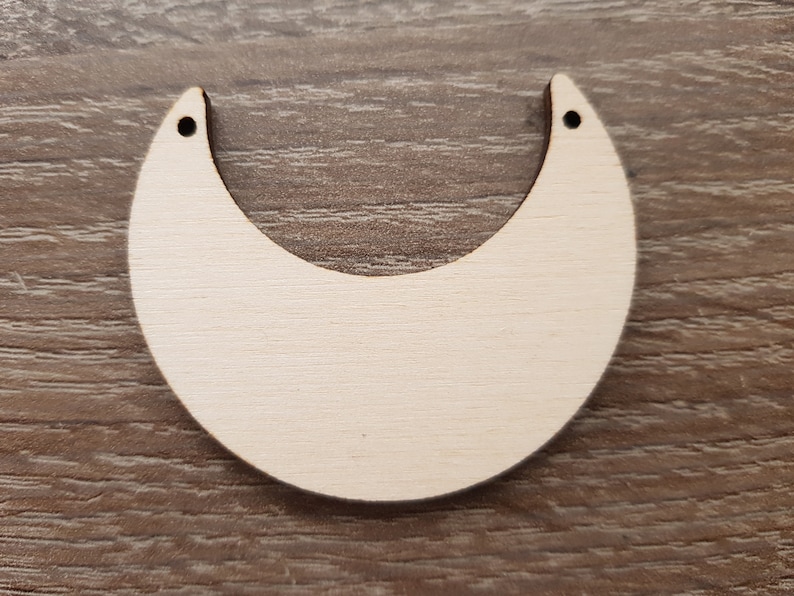 10 X Plain Birch Wooden Shapes for Jewelry Earrings Making | Etsy