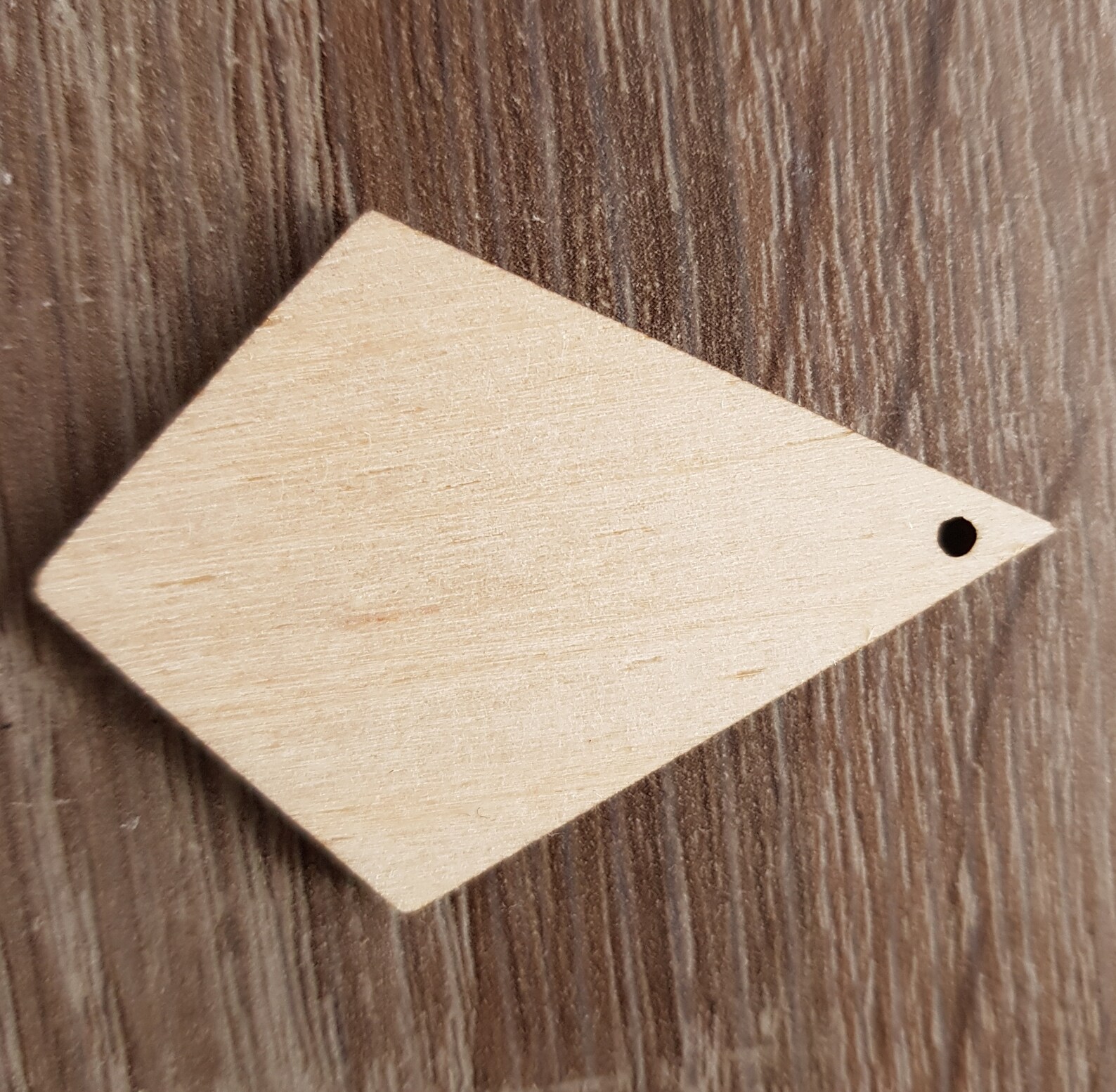 10 X Plain Birch Wooden Shapes for Jewelry Earrings Making Diamond ...