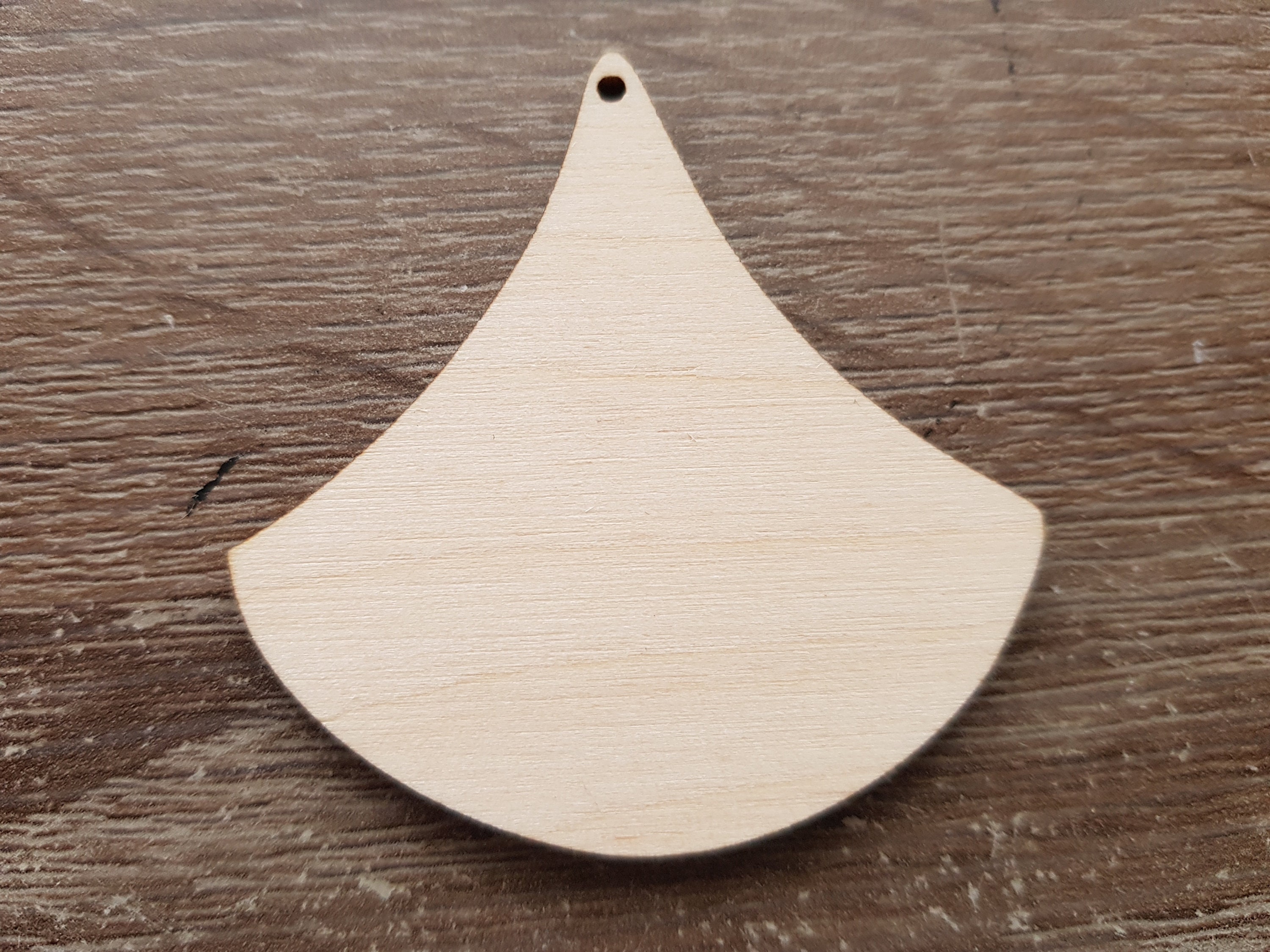 10 x plain birch wooden shapes for jewelry earrings making | Etsy
