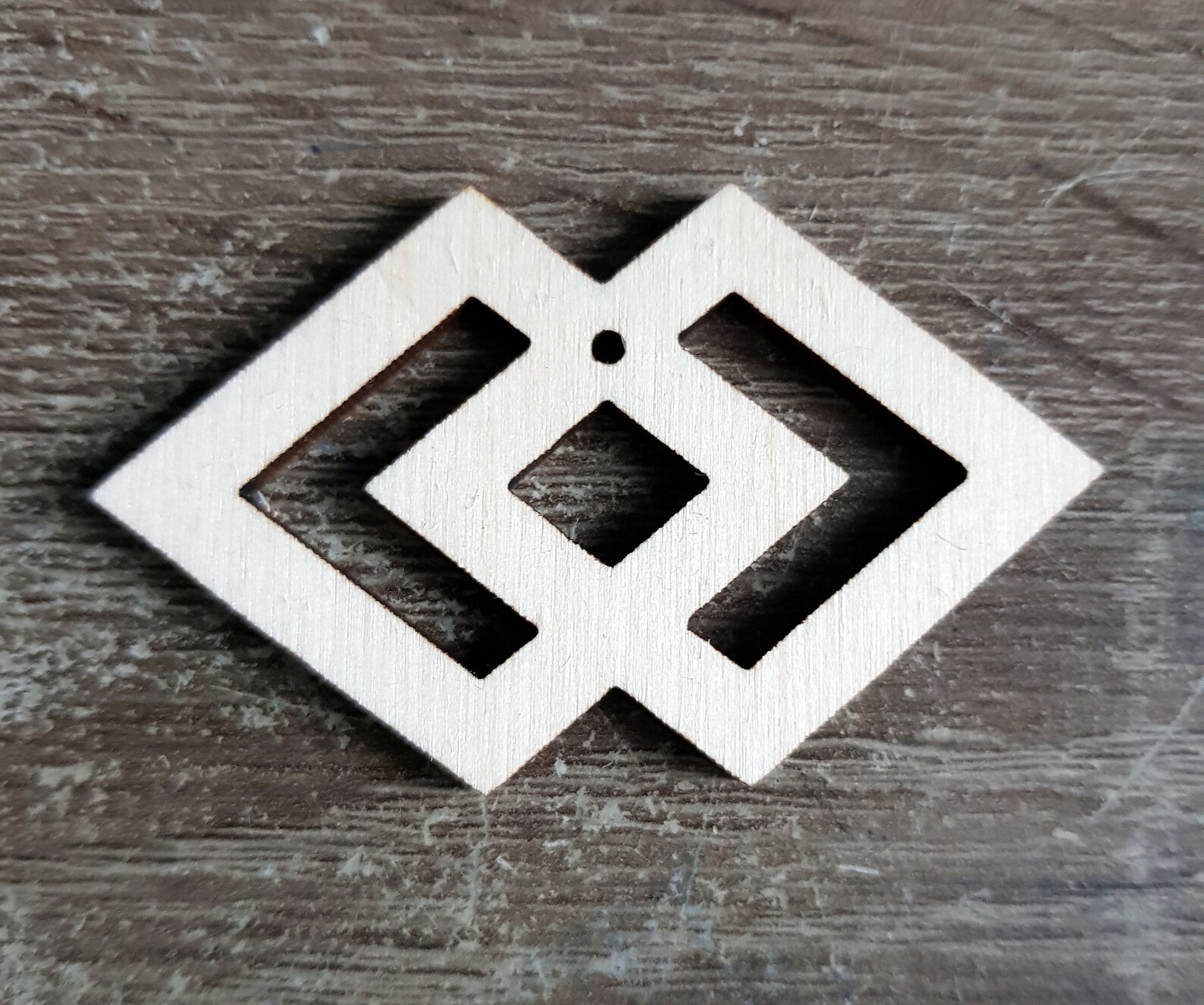 10 Unfinished Wooden Adinkra Symbols Fawohosie Shapes for Jewelry ...