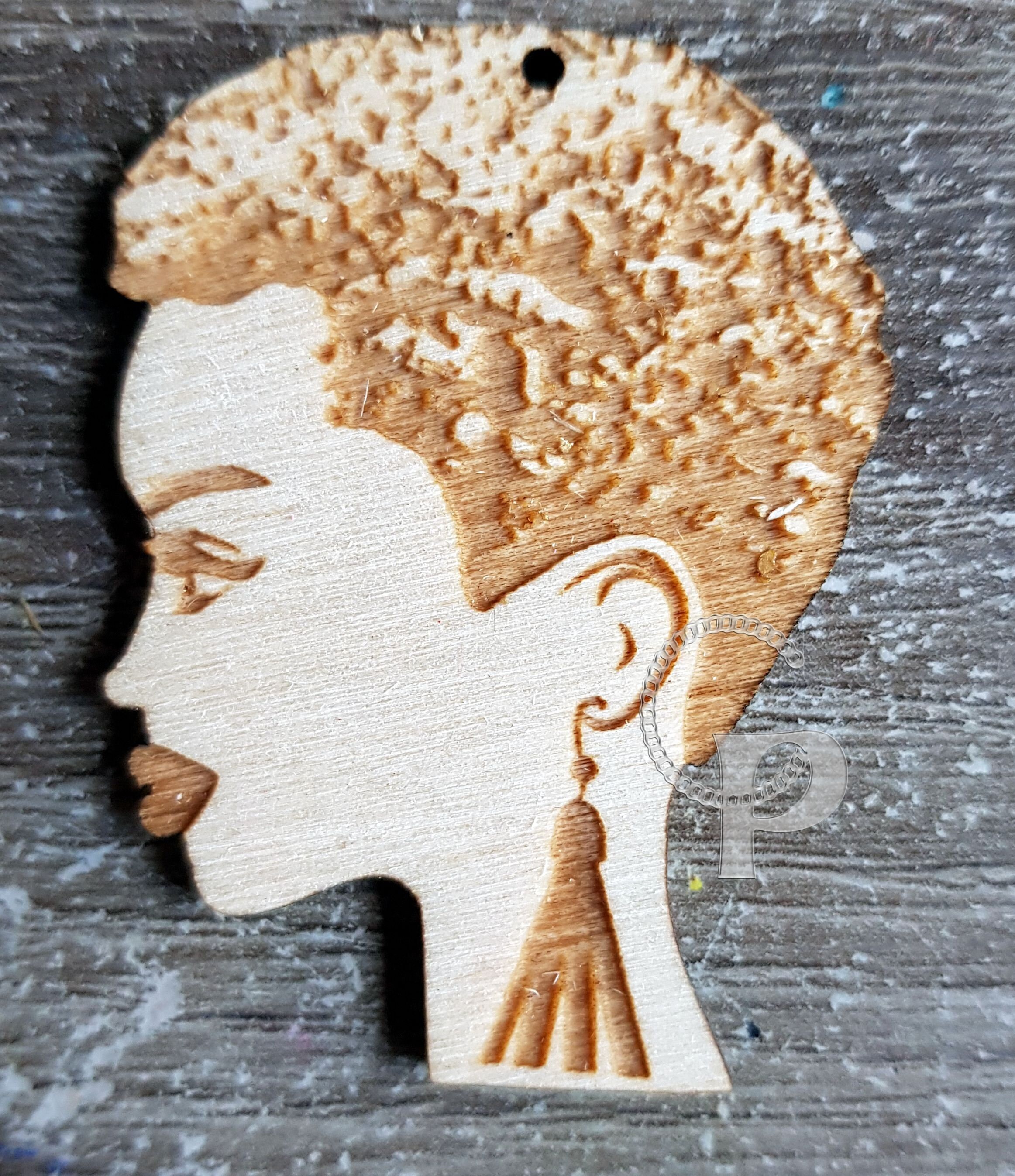 5 Pairs Plain Wooden African Hair Afro Hair Updo Shapes Jewelry ...