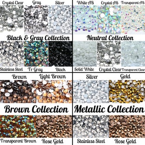 Bling Lover's Kits | Monochromatic Rhinestone Kits | 3mm, 4mm, 5mm FAST ...