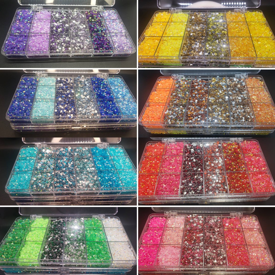 Bling Lover's Kits Monochromatic Rhinestone Kits 3mm - Etsy