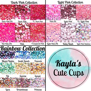 Bling Lover's Kits Monochromatic Rhinestone Kits 3mm, 4mm, 5mm FAST ...