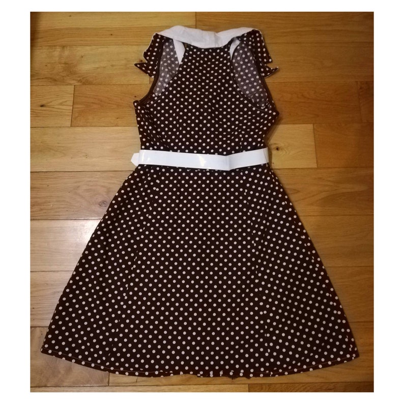 Vintage 80s Spotted Dress // Vintage Polka Dot Dress // 80s Does 50s ...
